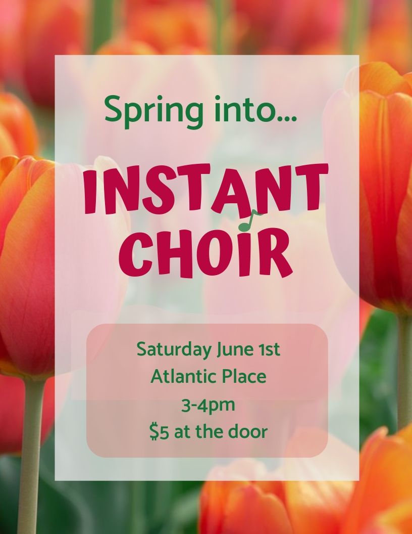 Instant Choir: Spring is in the air! – Growing the Voices: Festival 500